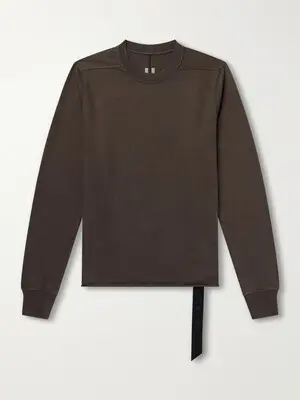 Rick Owens Cotton-jersey Sweatshirt - Brown
