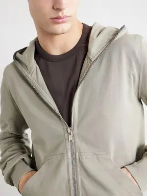 Rick Owens Cotton-jersey Zip-up Hoodie