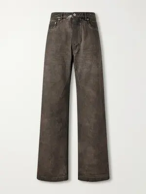 Rick Owens Geth Wide-leg Jeans - Brown