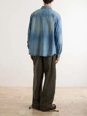 A.PRESSE Vintage Western Denim Shirt - Indigo