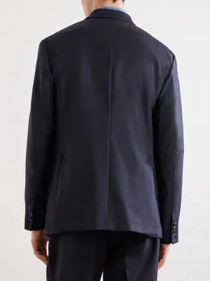 Barena Venezia Doria Double-breasted Wool-blend Blazer - Blue