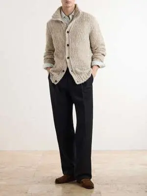 Barena Venezia Alpaca, Wool And Linen-blend Cardigan
