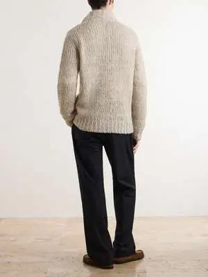 Barena Venezia Alpaca, Wool And Linen-blend Cardigan