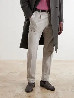 Brunello Cucinelli Suede Penny Loafers