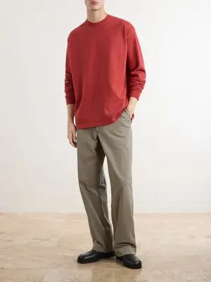 A.PRESSE Cotton-jersey T-shirt
