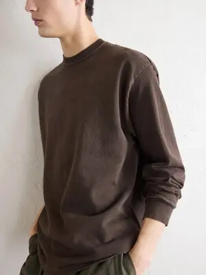 A.PRESSE Cotton-jersey T-shirt - Brown