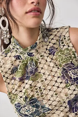 Free People Waverly Top - Oat Combo