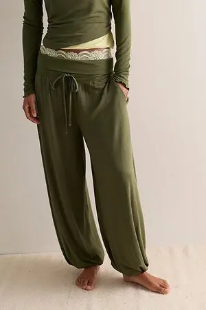 Free People Dream State Wide Leg Joggers - Ferngully