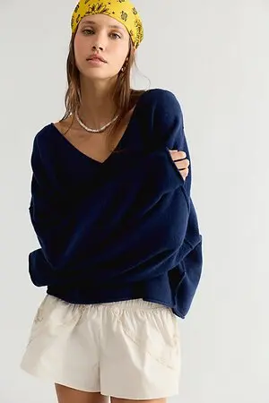 Free People V Neck Sweaters For Women
