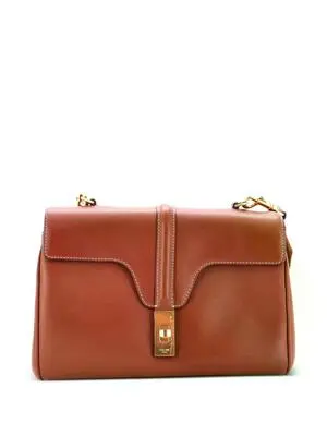 Celine Soft 16 Bag Smooth Calfskin Shoulder Bag - Brown