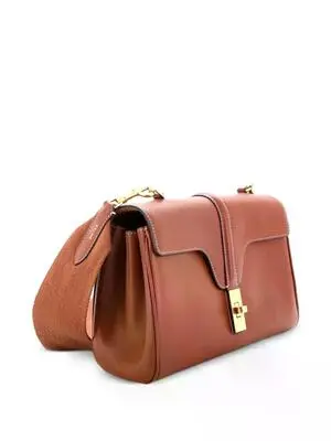 Celine Soft 16 Bag Smooth Calfskin Shoulder Bag - Brown