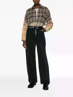 Alexander Wang Logo-embellishment Buttoned Jeans