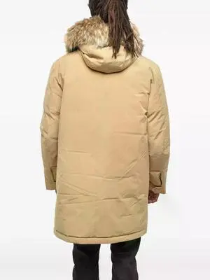 DIESEL® Padded Parka Milow With Faux-fur Detail - Neutrals