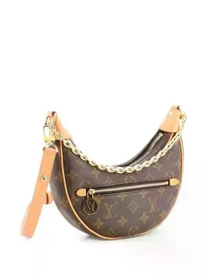 LOUIS VUITTON Loop Handbag Monogram Canvas Hobo Bag