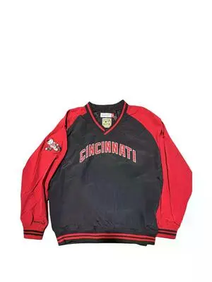 Mitchell & Ness Mlb Cincinnati Reds Logo-embroidered Sweatshirt