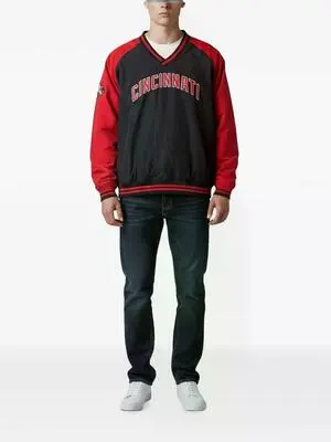 Mitchell & Ness Mlb Cincinnati Reds Logo-embroidered Sweatshirt