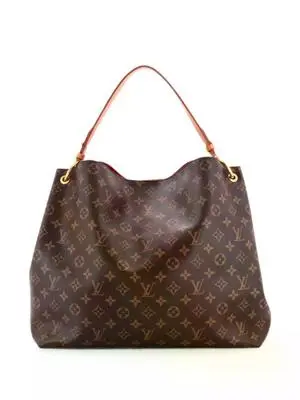 LOUIS VUITTON Graceful Handbag Monogram Canvas Mm Hobo Bag