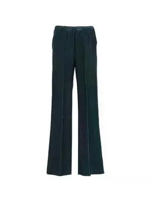 FORTE_FORTE Ribbed Velvet Trousers - Green