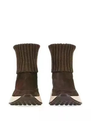 Hogan Ribbed-knit Sneakers