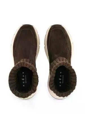 Hogan Ribbed-knit Sneakers