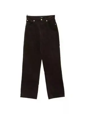 7 For All Mankind Stovepipe Belt-loop Corduroy Trousers
