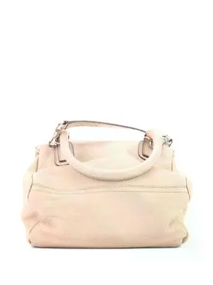 Givenchy Pandora Bag With Crocodile Embossed Detail - Neutrals