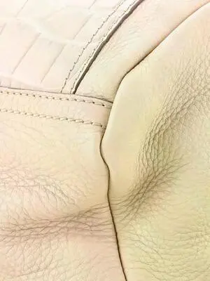 Givenchy Pandora Bag With Crocodile Embossed Detail - Neutrals