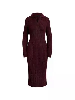 Ralph Lauren Cable-knit Midi Dress