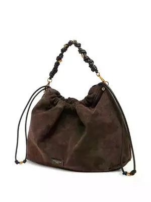 GIANNI CHIARINI Morgana Large Knotted Shoulder Bag