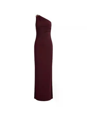 Ralph Lauren Elsie One-shoulder Maxi Dress - Red