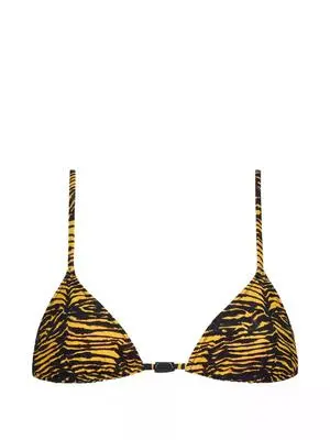 TROPIC OF C Equator Tiger-print Bikini Top