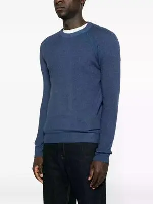 FERRANTE Ribbed-knit Raglan-sleeve Sweater