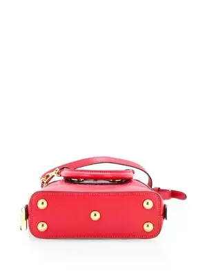 Gucci Horsebit 1955 Raffia Mini Top Handle Bag