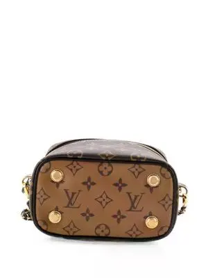 LOUIS VUITTON Vanity Handbag Reverse Monogram Canvas Pm Satchel - Brown