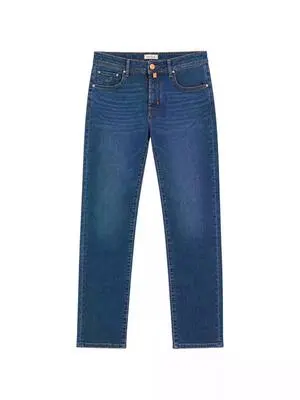 Jacob Cohen Logo-patch Embroidered Jeans - Blue