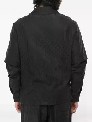 Off-White Jacquard-logo Double-layer Shirt