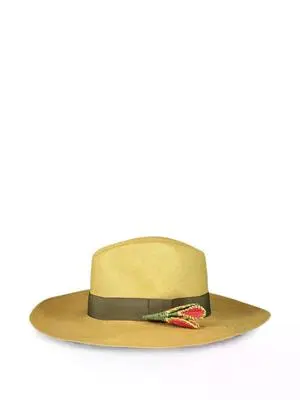 AMOR Y MEZCAL Wide Brim Hat - Neutrals