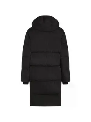 Karl Lagerfeld Long Hooded Puffer Jacket