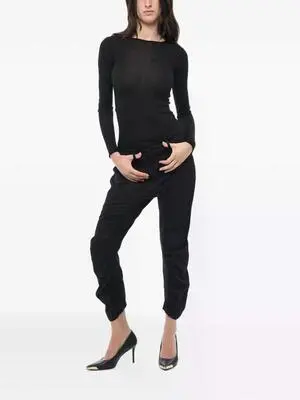Stella McCartney Ruched-detail Wool Trousers