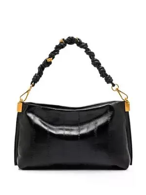GIANNI CHIARINI Medium Eel-effect Tote Bag With Knotted Handle