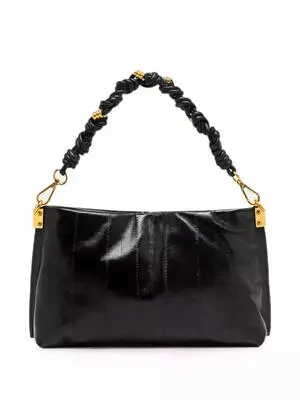 GIANNI CHIARINI Medium Eel-effect Tote Bag With Knotted Handle