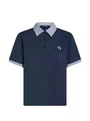 Karl Lagerfeld Ikon Fabric-mix Polo