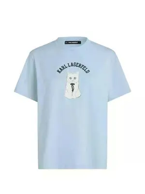 Karl Lagerfeld Ikonik Choupette T-shirt - Blue