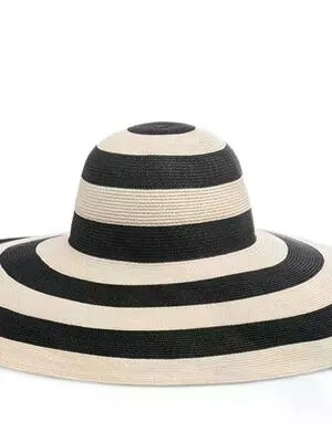 Eugenia Kim Toyo Striped Wide-brim Sun Hat