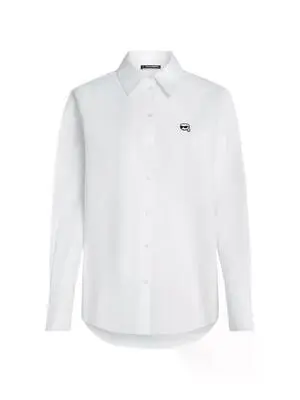 Karl Lagerfeld Curved Hem Shirts For Women