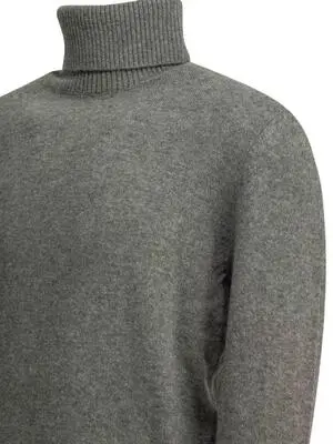 ALTUM Cashmere Roll Neck Sweater - Grey