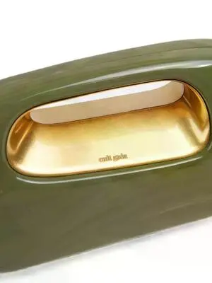 Cult Gaia Amara Clutch - Green