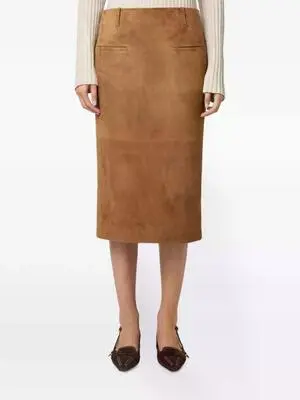 TOD'S Skirt In Pashmy Suede