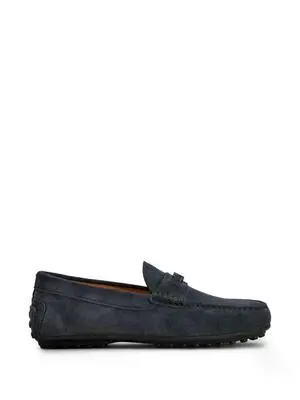 TOD'S City Gommino Suede Loafers - Blue