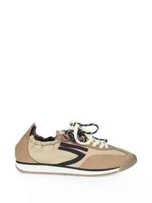 PURAAI Logo-patch Panelled Sneakers - Neutrals
